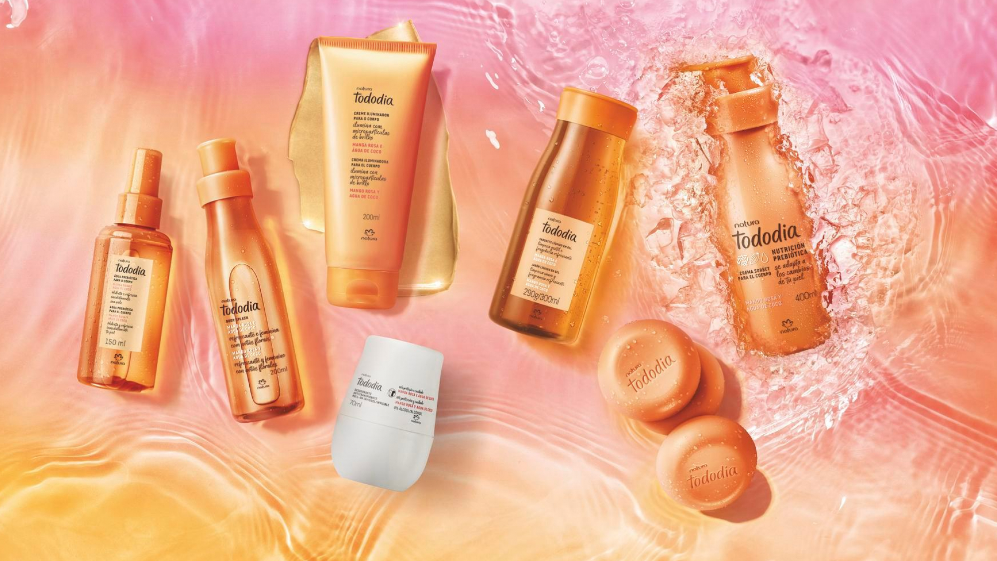 Natura presenta su nueva línea Tododia Mango rosa y agua de coco ...